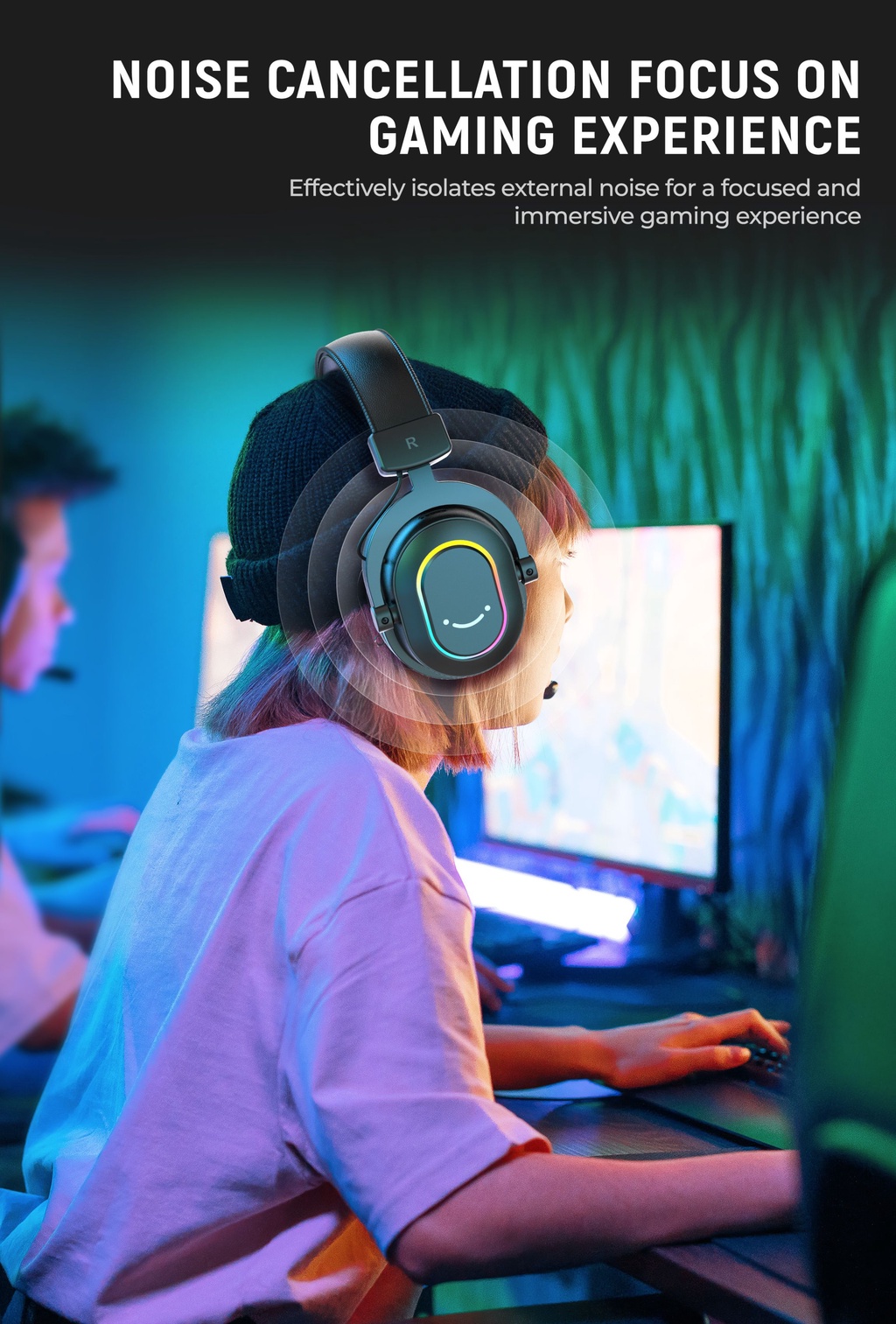 FIFINE H6 AmpliGame H6 USB Gaming Headset for PC Headphones with ...