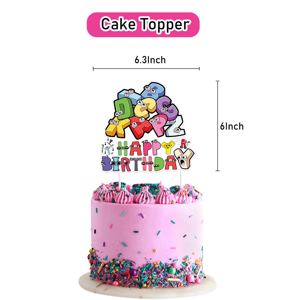 Coloring Alphabet Lore Birthday Party Decoration Alphabet Balloon ...