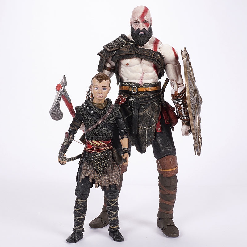 NECA Classic Game Ultimate God of War Action Figure Kratos Atreus Ghost ...