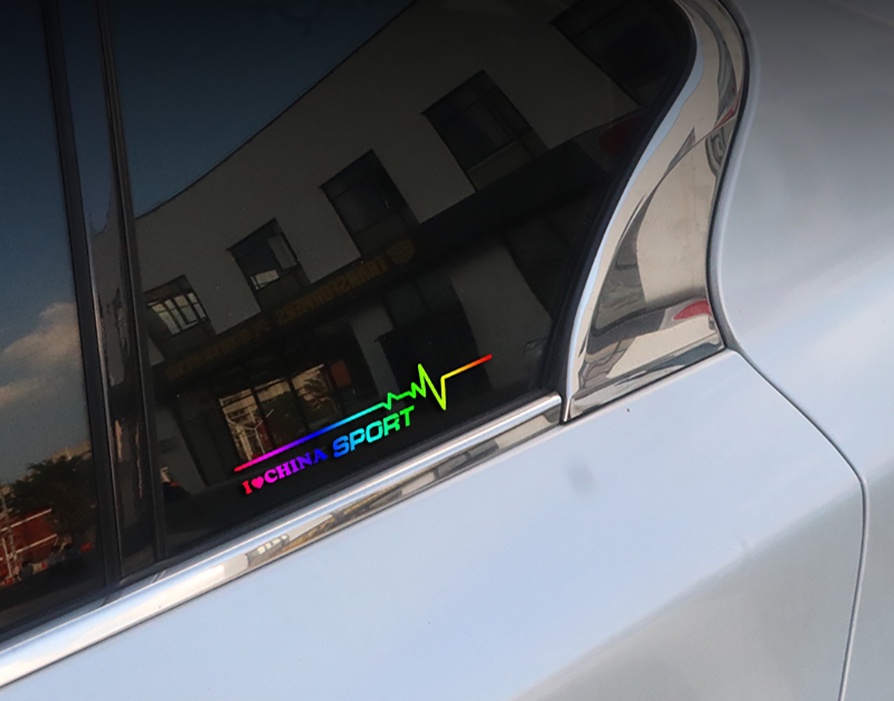 2Pcs Car Reflective Side Window Sticker Windshield Decal For TOYOTA ...