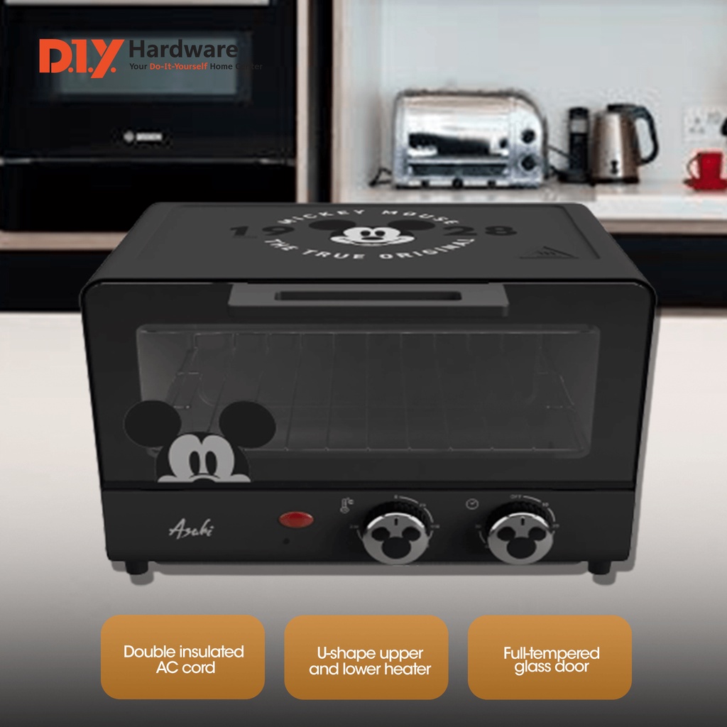 Asahi DOT 204 12L Mickey Oven Toaster | Shopee Philippines