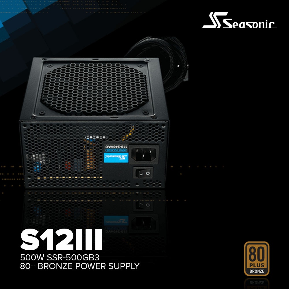 EasyPC | Seasonic S12III 550W SSR-550GB3/ 650W SSR-650GB3 / 500W SSR ...