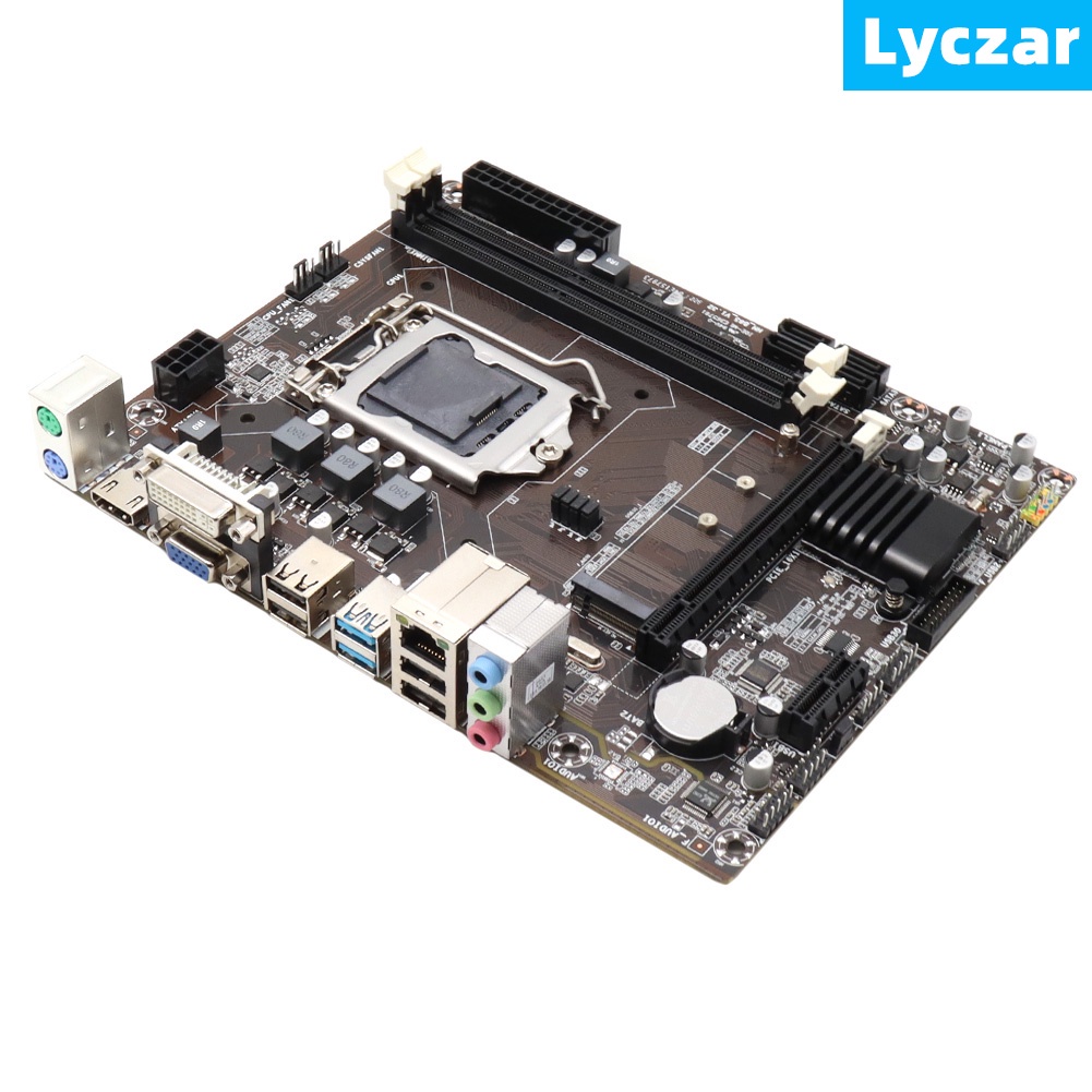 B85 Desktop Motherboard Nvme M.2 LGA 1150 for 4th gen i3 i5 i7 CPU Gaming PC mATX mobo Lyczar ...