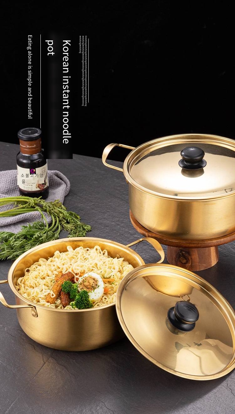 Hoba 24cm Korean Pot For Ramen Pot Instant Noodle Pot Stainless Steel ...