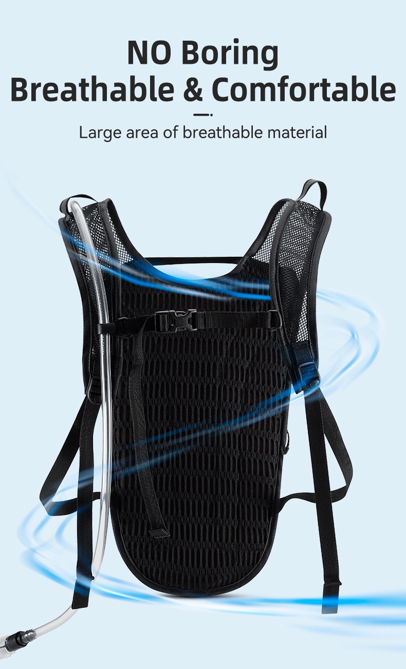 Rockbros Bicycle Water Bag 2L Cycling Hiking Camping Water Backpack ...