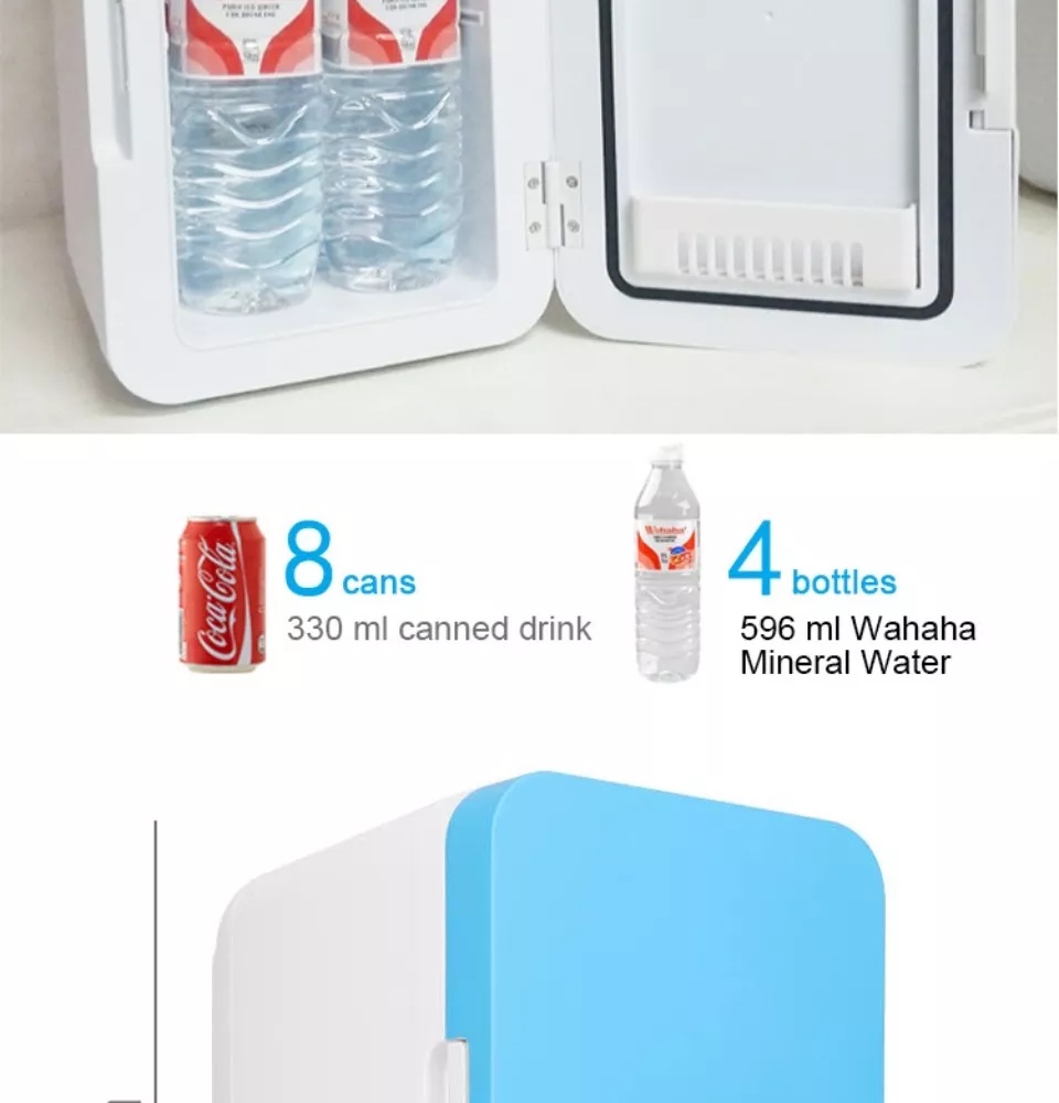 8L Mini Fridge Refrigerator Household and Car Mini Refrigerator Food ...