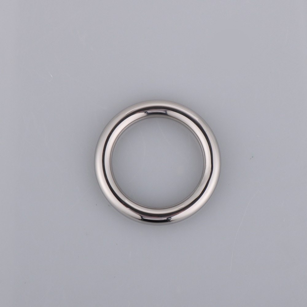 Stainless Steel Rings Smooth and Shiny Metal Lock Ring for Man A174715 ...