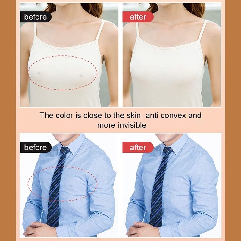ZXYOUPING 200 PCS Nipple Stickers Unisex Anti-convex Nipple Cover ...