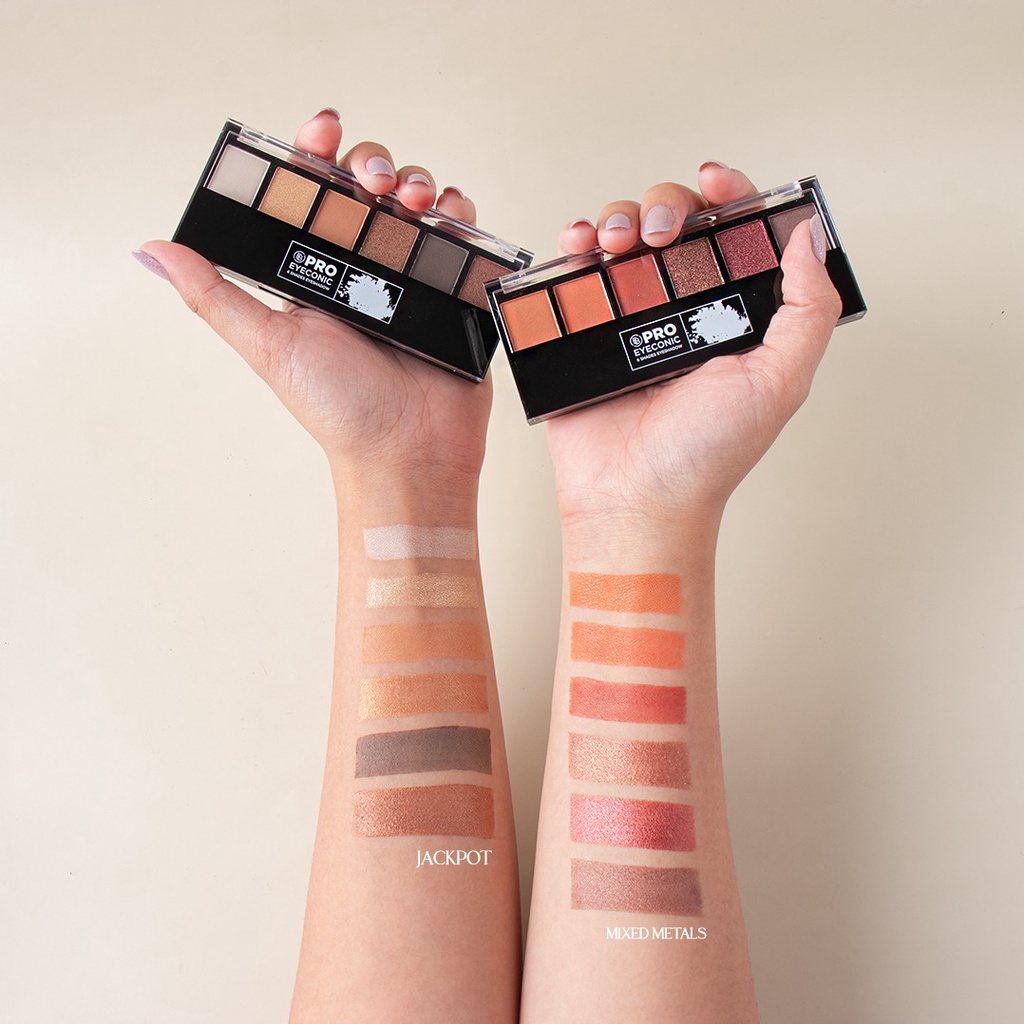 EB Pro Eyeconic 6 Eyeshadow Set 6.8g [Eyeshadow Palette, Multi use ...