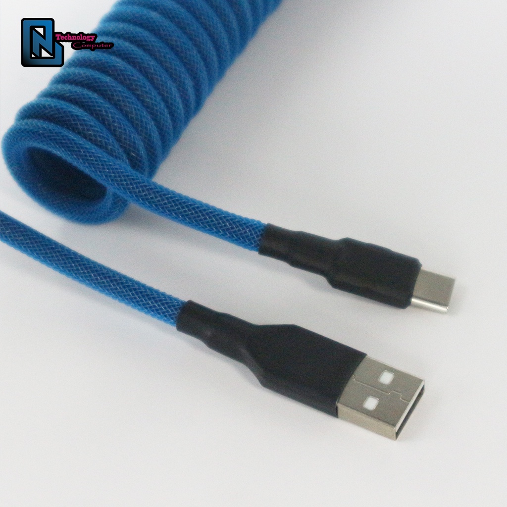 XO Type C Mechanical Keyboard USB Cord Handmade Spring Twist Product ...