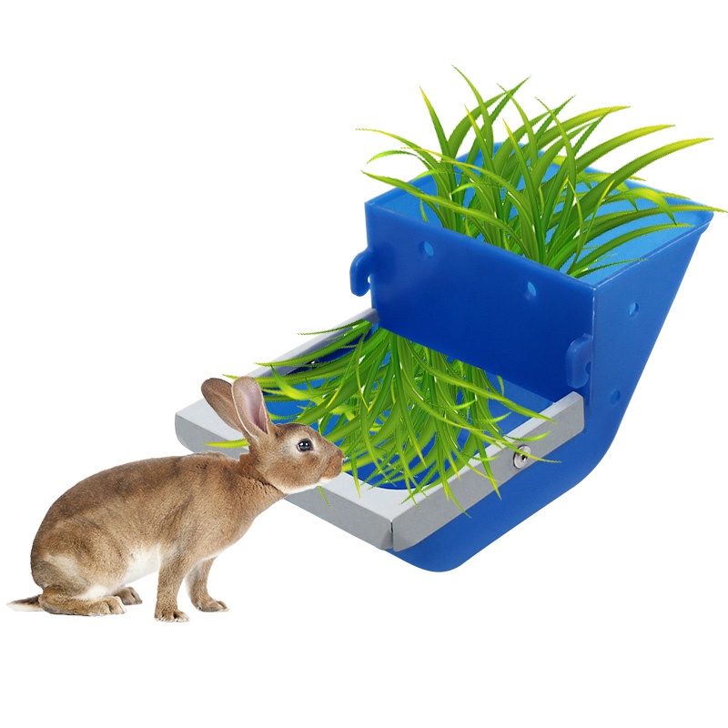 【Ready stock】 1 Set Rabbit feeder food Rabbit Feed Box Hopper Rabbit ...