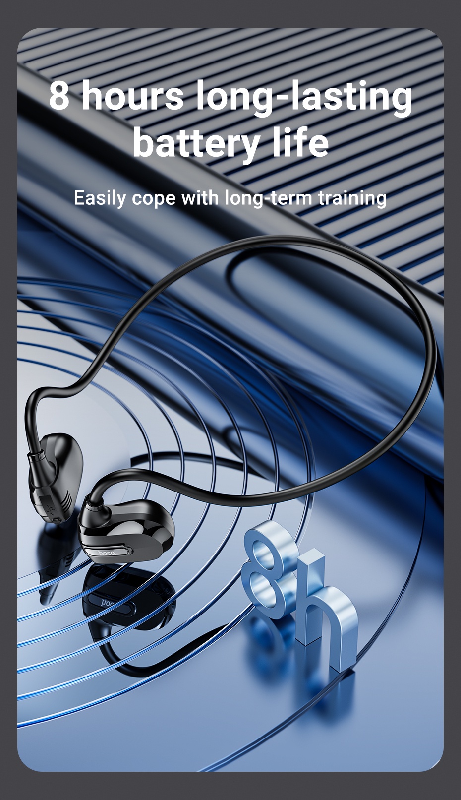 HOCO Original ES63 Air Conduction Fone Bluetooth 5.3 Earphones Wireless ...