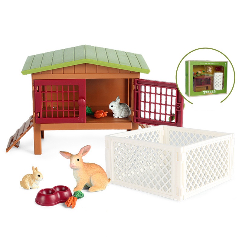 fence railings enclosure corral paling scene set model kids cognition ...