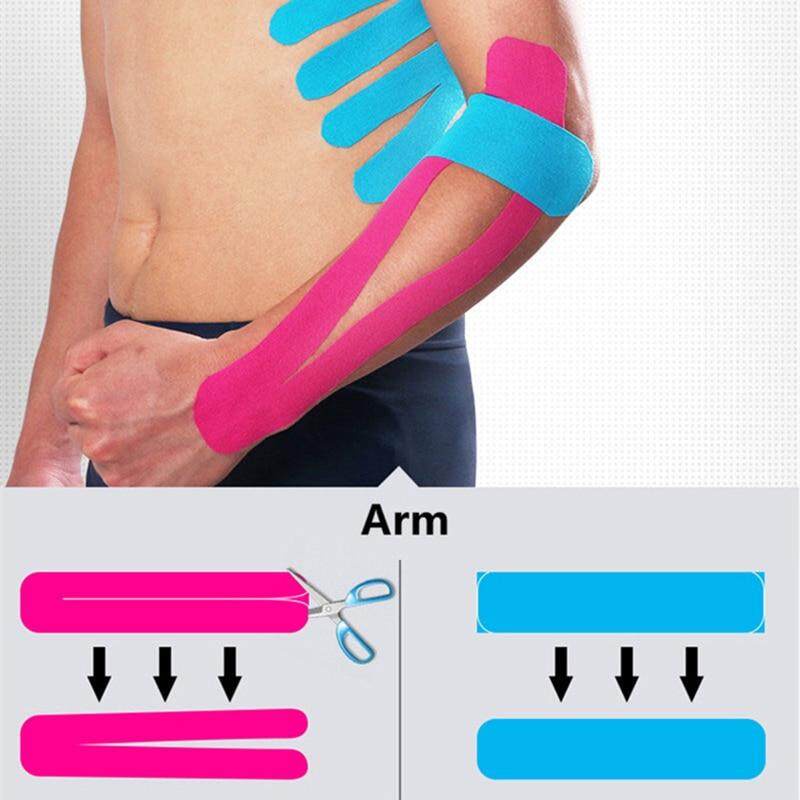 Kinesiology Tape Muscle Sticker Elastic Fitness Bandage Tape Stretched ...