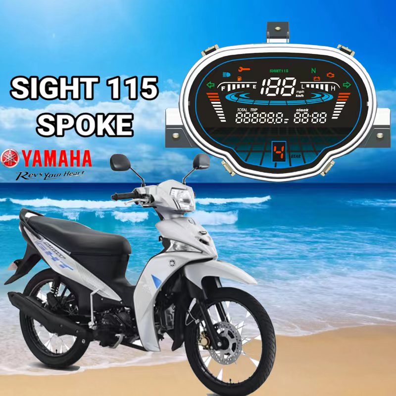 Euro Rapido 110 DGITAL METER Speedometer Full LED meter Assy | Shopee ...