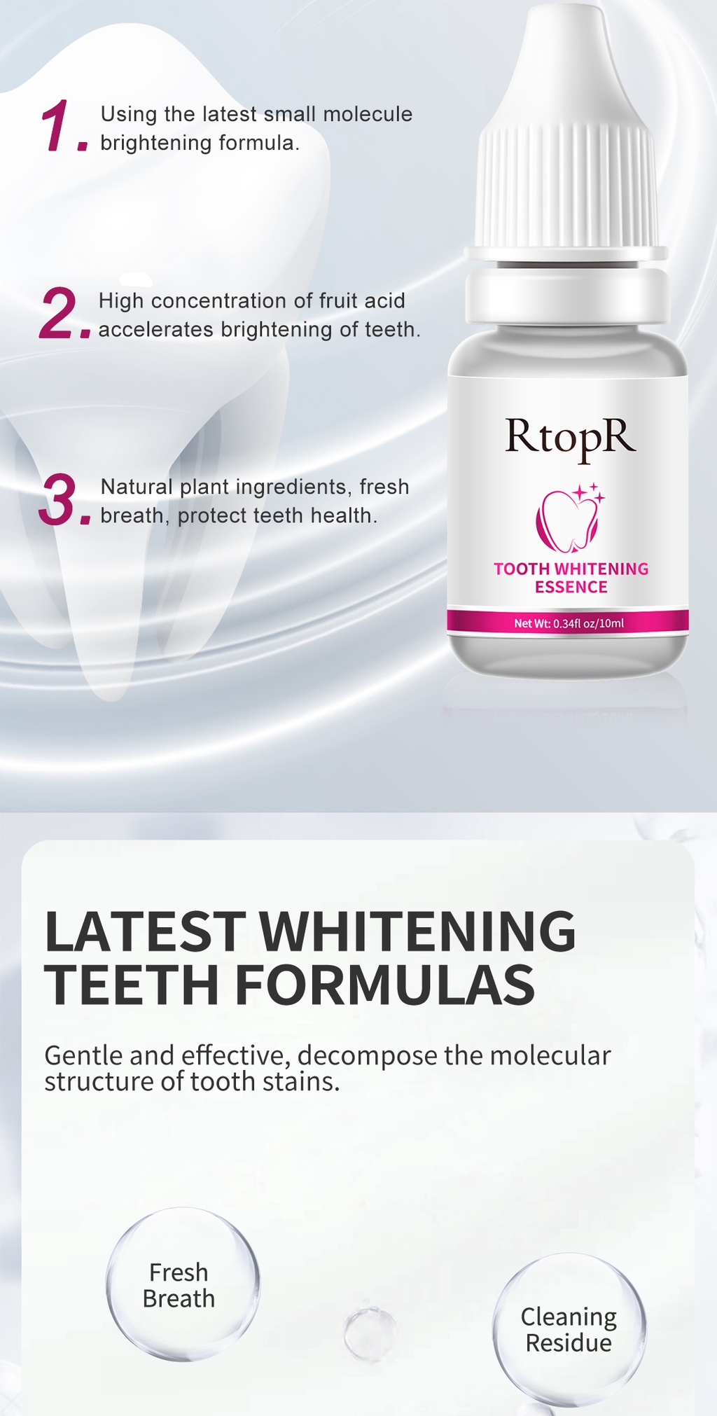 RtopR Teeth Whitening Essence with Arbutin, Whitening Tooth Restoration ...