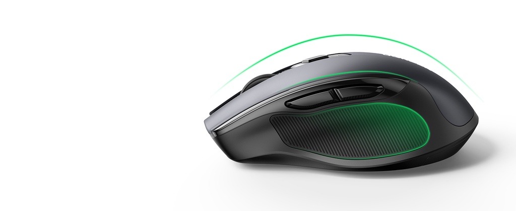 UGREEN Ergonomic Wireless Mouse with Nano Receiver, 5-Level 4000 DPI 6 ...