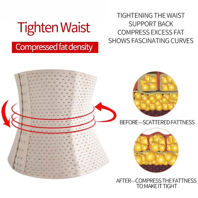 Men Shapewear Body Shaper Slimming Waist Trainer Belt Corset Trimmer ...