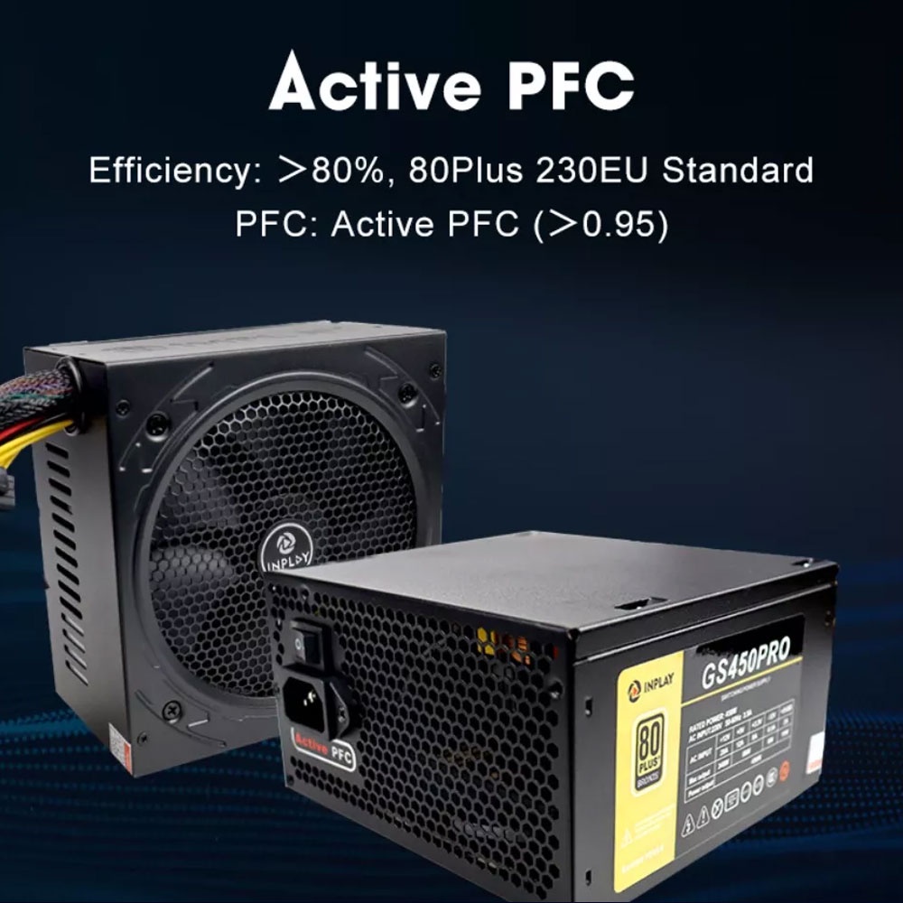 EasyPC | InPlay GS450P 450 Watts | GS550P 550 Watts | GS650P 650 Watts ...