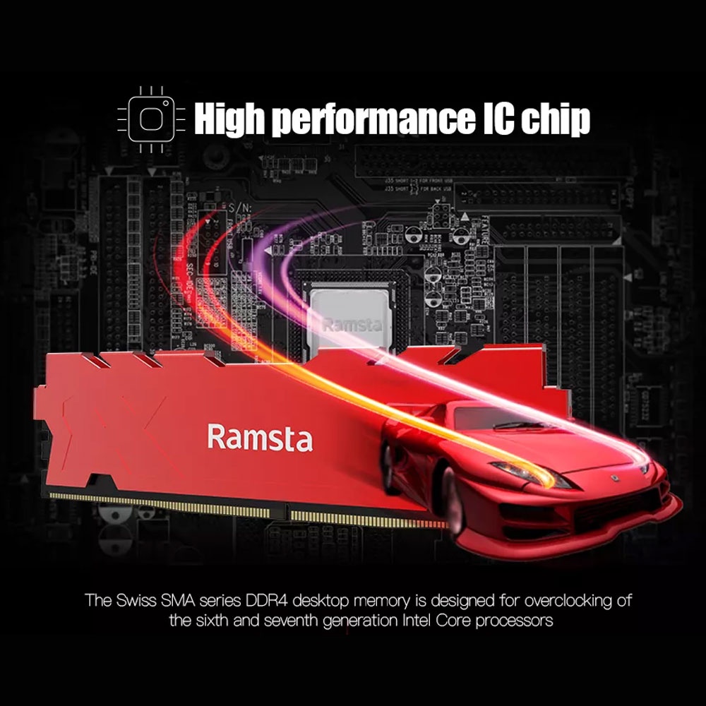 EasyPC | Ramsta SkyWolf 8GB 1x8 3200mHz U-DIMM Single Stick DDR4 Memory ...