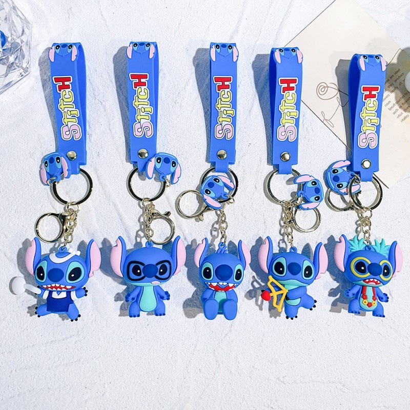 Cute Stitch Keychain For Bag Birthday Gift Couple Keychain Backpack ...