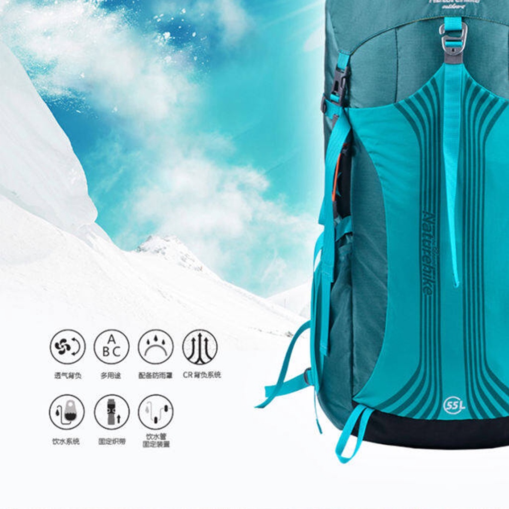 Naturehike Hiking Bag Climbing Outdoor Large Capacity Camping Backpack ...