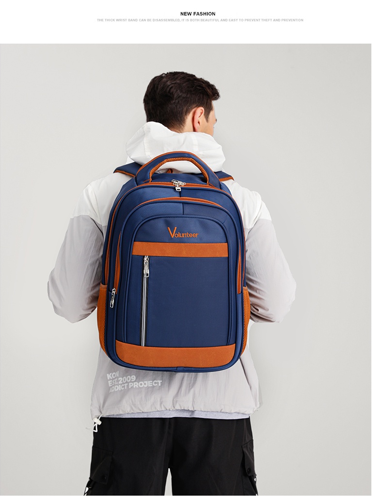 VOLUNTEER BAG Laptop Bag Business Bag Large Anti-theft Backpack For Men ...