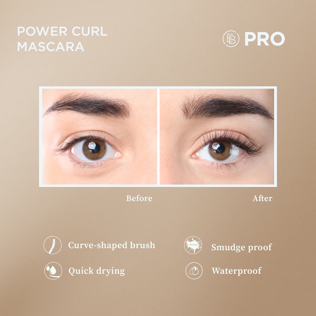 EB Pro Power Curl Mascara 12g [Mascara, Waterproof, Smudge proof ...