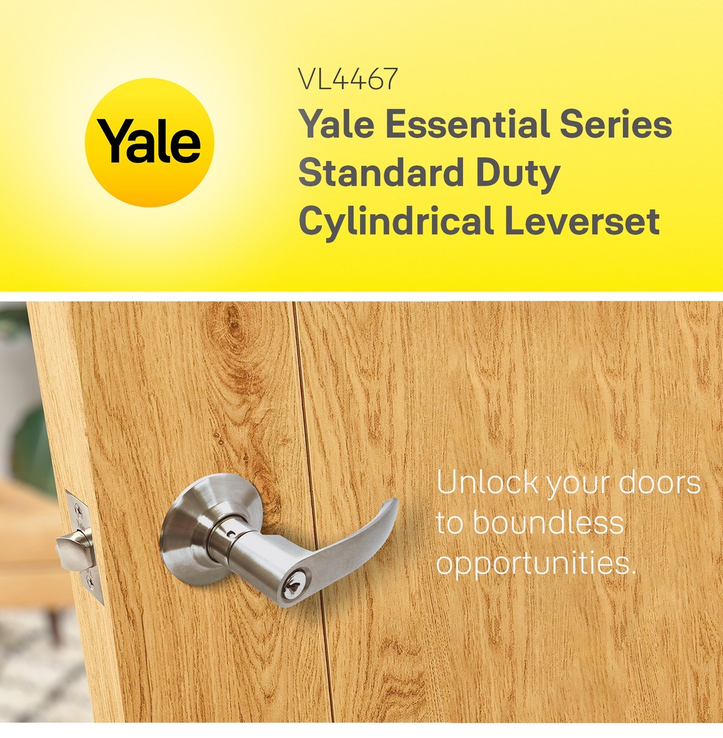 Yale VL 4467 US15 Leverset Entrance SN | Shopee Philippines