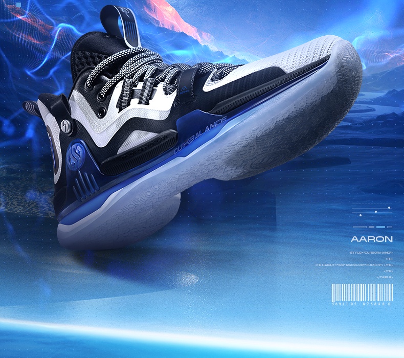 361 Degrees Aaron Gordon Ag1 Men Basketball Shoes Shock Absorption Wear ...