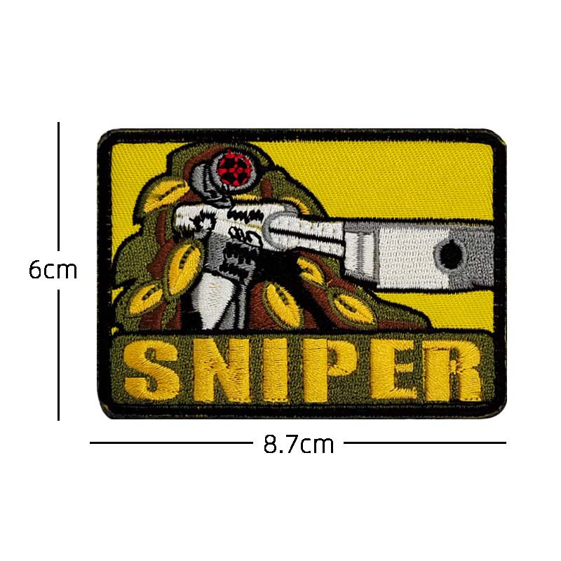 I'AM SNIPER,TRUNK MONKEY Tactical Patch Emblem Embroidery,Armband Badge ...