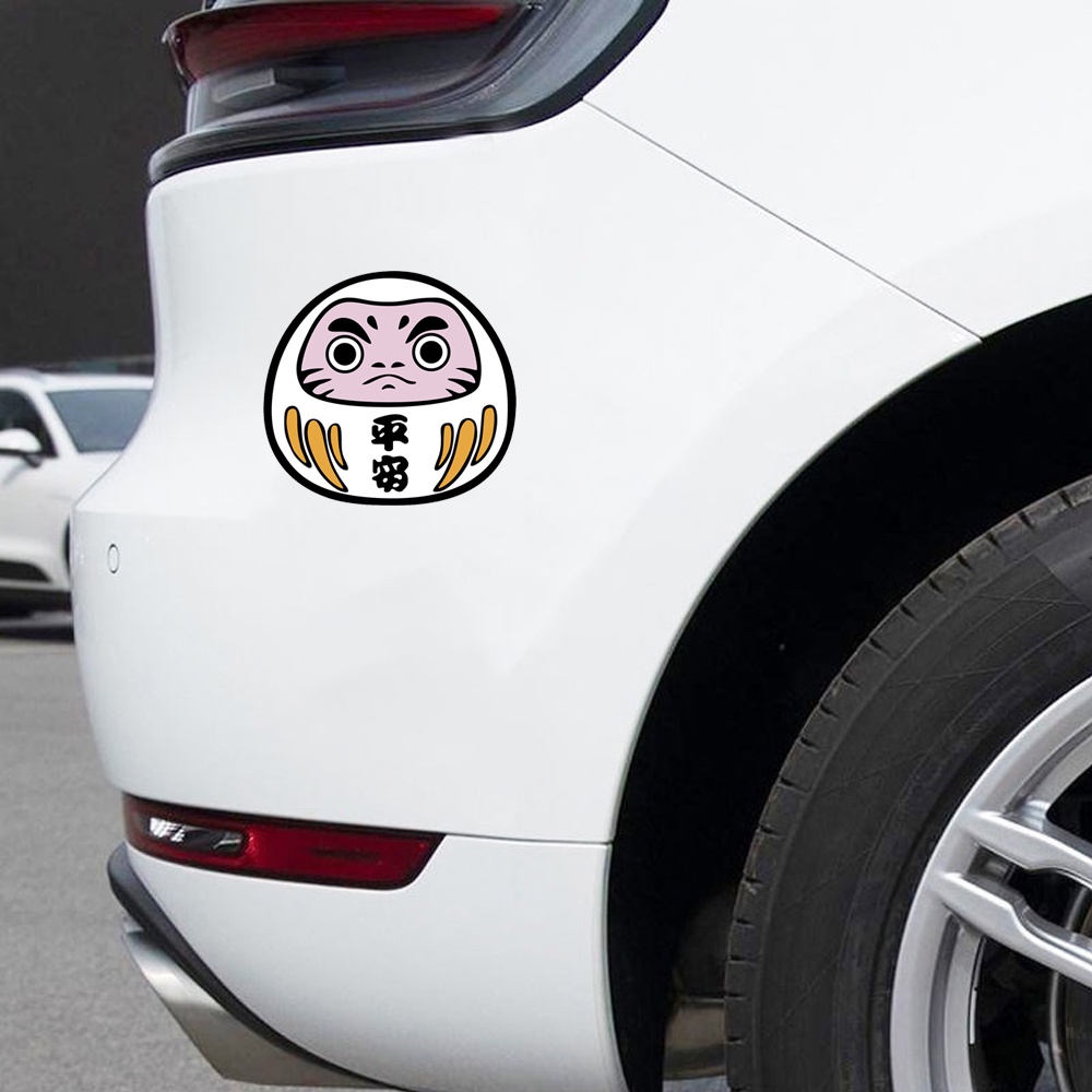JDM Damour Budaoweng DARUMA Mascot Decorative Modified Car Decals ...