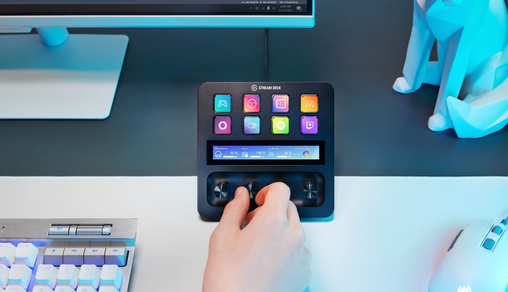 Itw | Elgato Controller Stream Deck+ Tech with Customizable LCD keys ...