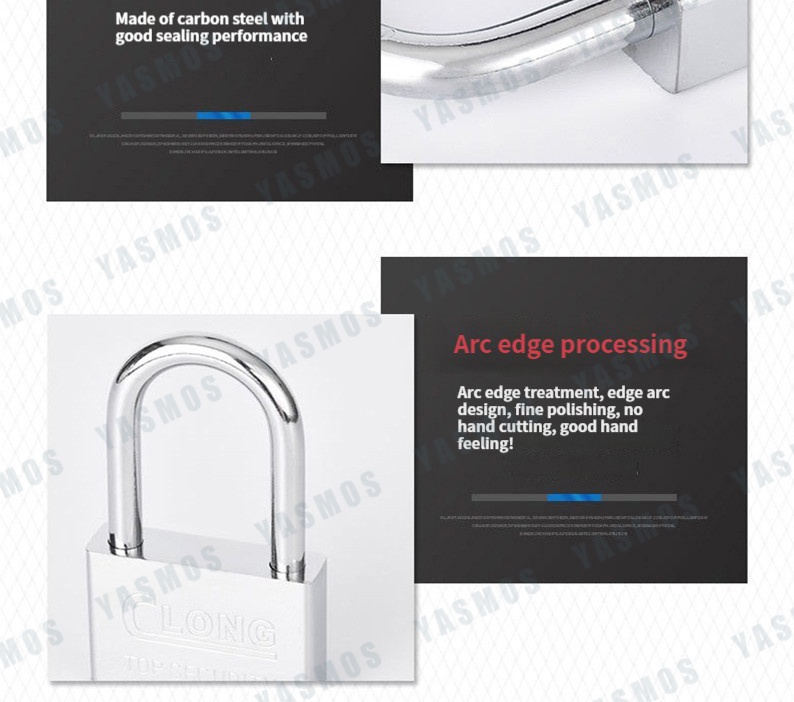 Heavy Duty Gate Padlock Stainless Steel Safety Padlock Universal Door ...