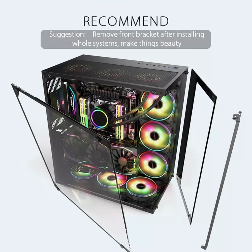 EasyPC | CoolMan Robin 2 Tempered Glass best for aesthetics Optimal ...
