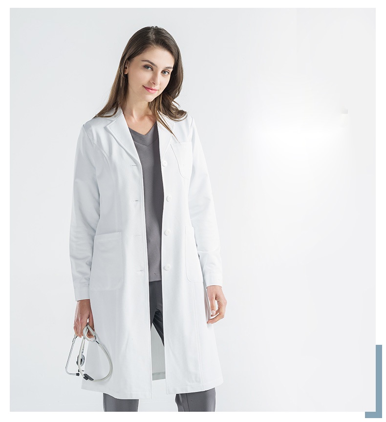 Lab Gown White Short Sleeve Lab Coat Doctor Laboratory Gown White Coat ...