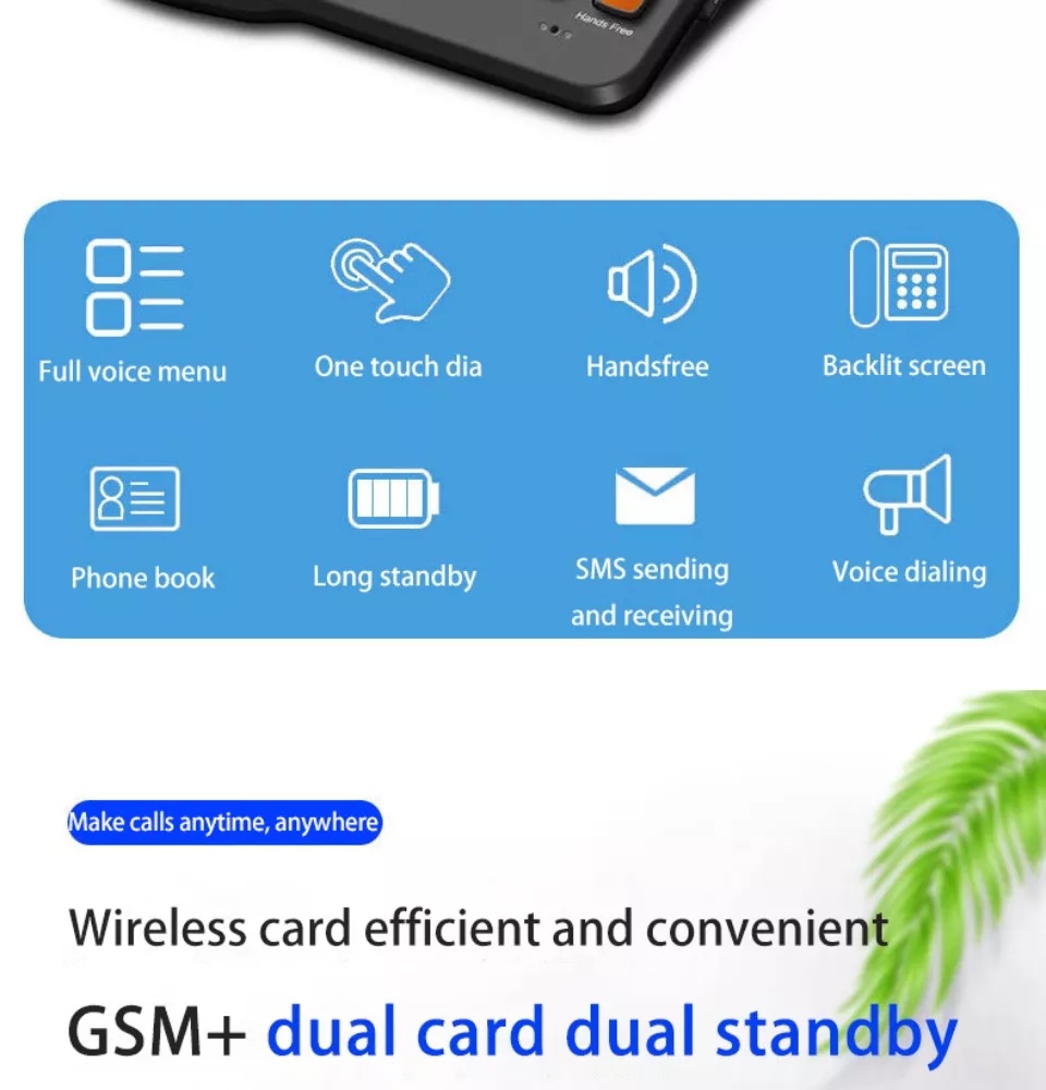 GSM fixed landline wireless home phone company phone can insert SIM ...