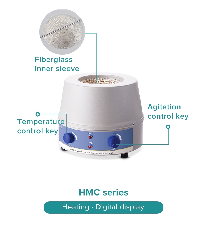 JOANLAB Digital Electric Heating Mantle With Magnetic Stirring Lab ...