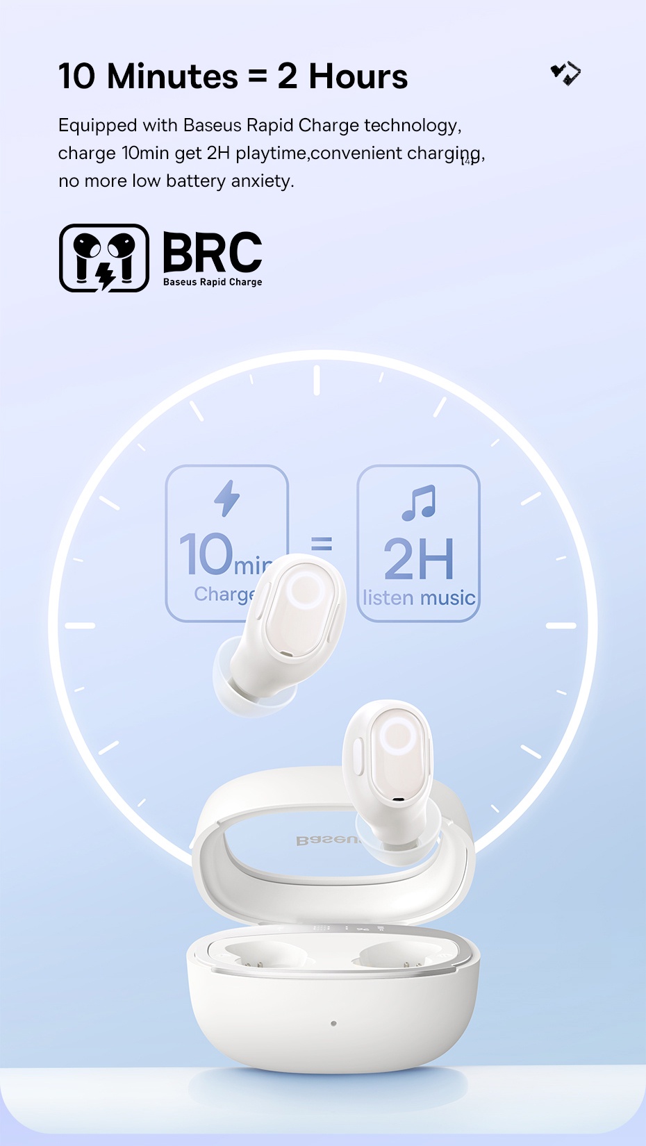 Baseus WM02 Pro Wireless Earphones TWS Bluetooth 5.3 Headphones ...