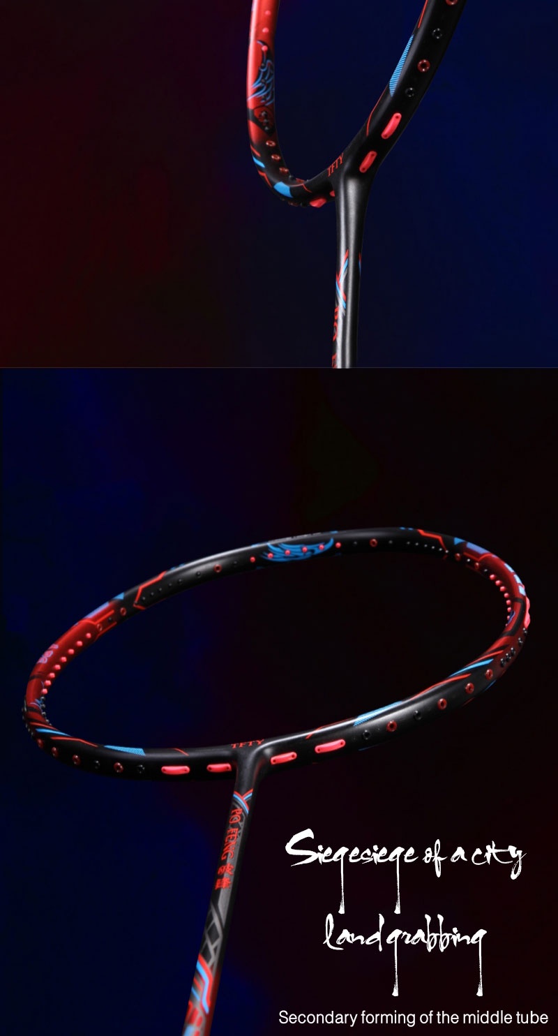 Alpsport Pf-Tfty 10u Max 35 Lbs Badminton Racket With Gift Box 100% ...