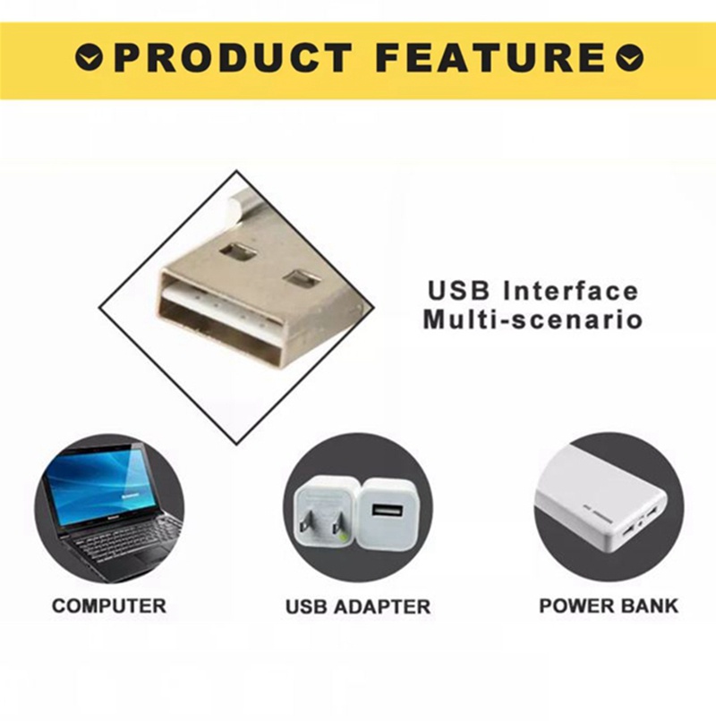 DC5V LED Light Bulb USB Bubble Ball Bulbs Flexible Metal Emergency Lamp | Shopee Philippines