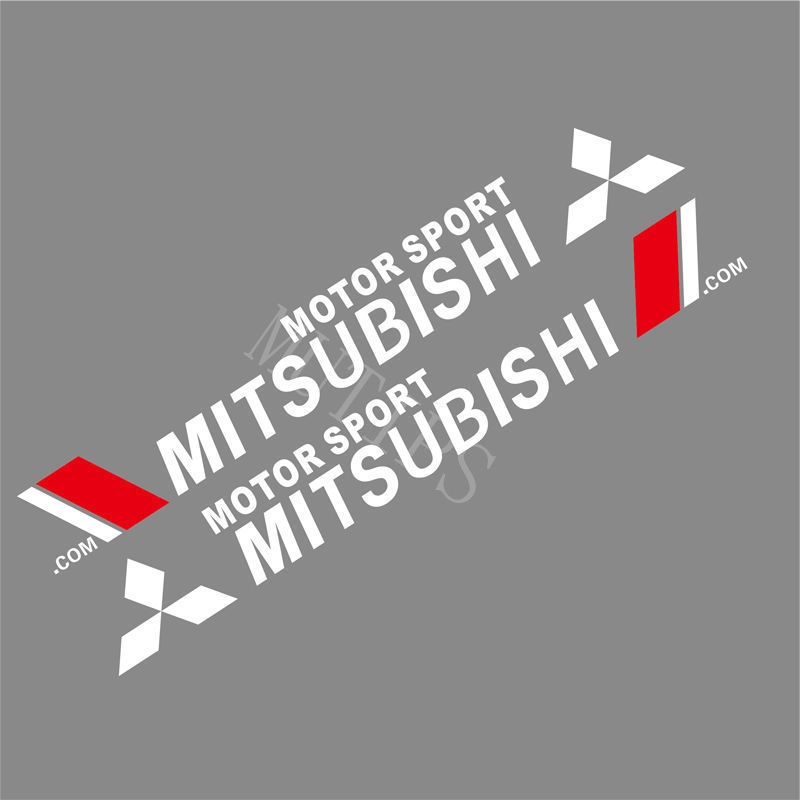 Mitsubishi 2Pcs Car Body Side Door Waterproof Stickers Cover Scratches ...