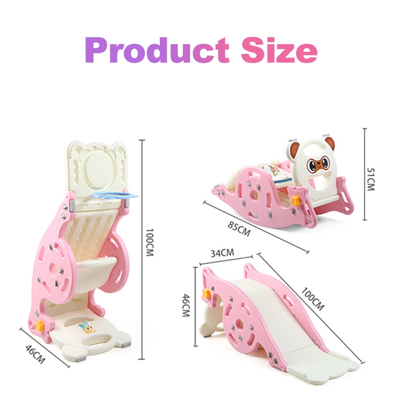 【Free Shipping】 Slide for Kids Playground Rocking House Baby Slide ...