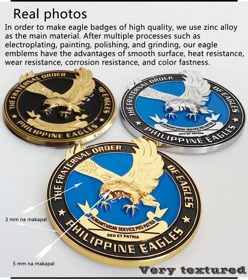 Mobile Phone Eagles Metal 3D Emblem 1.38inch Genuine Guarantee TFOE ...