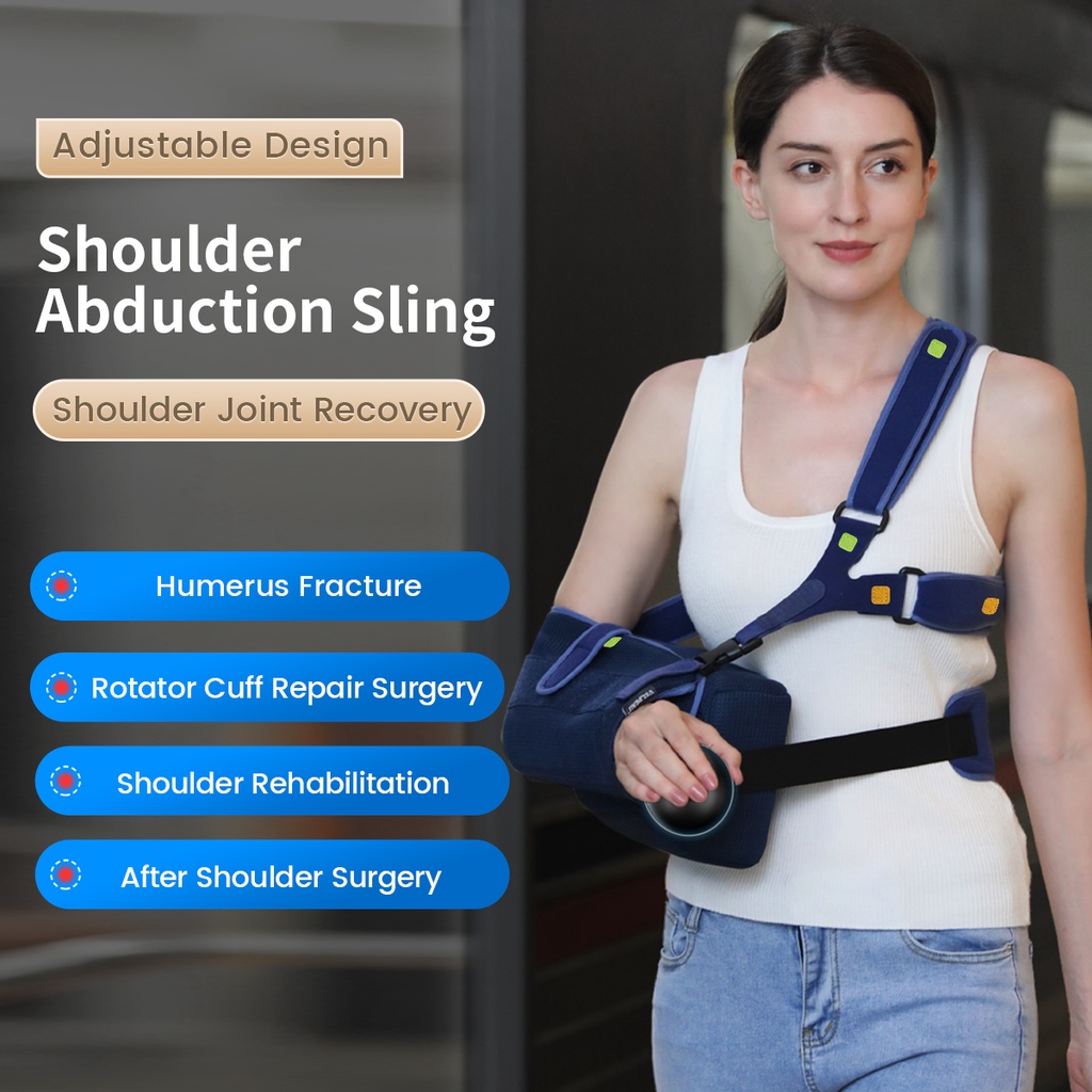 VELPEAU Shoulder Abduction Sling Support With Pillow for Shoulder ...