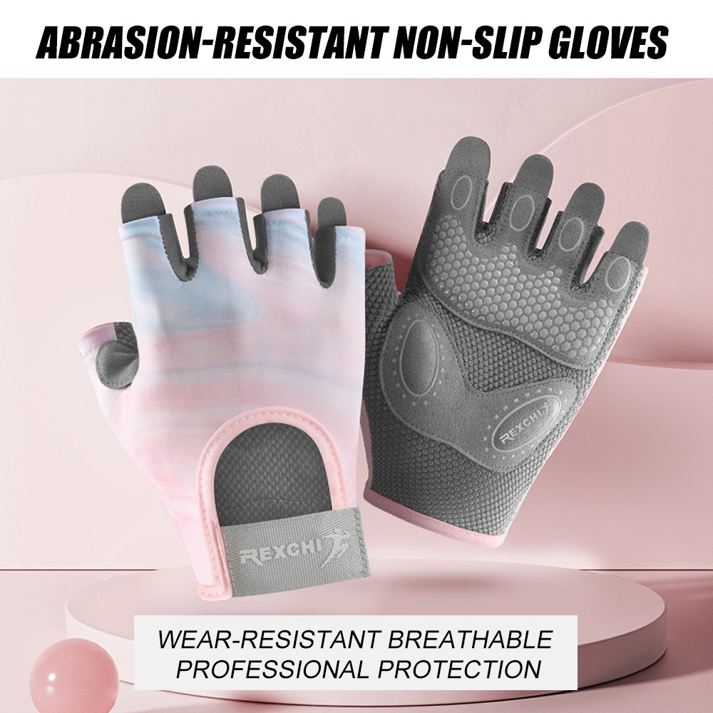 SPOSAFE 1 Pair Sports Cycling Workout Gloves for Gym, Fitness ...