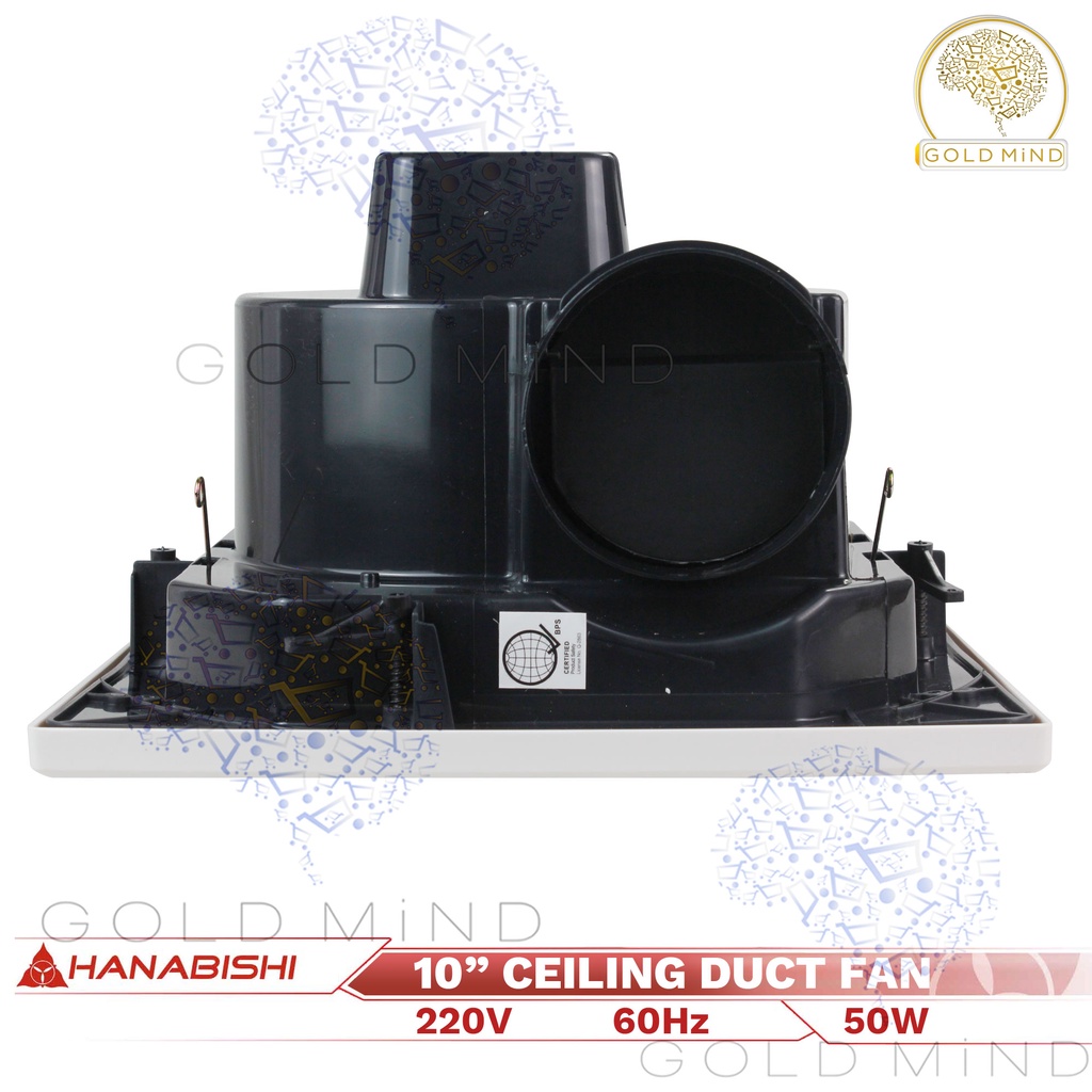 Hanabishi Ceiling Duct Fan 10" 50W | Shopee Philippines