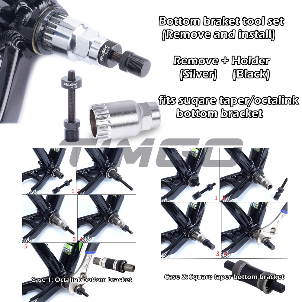VP BC-73 MTB Road Bike Sealed Cartridge Square Taper Bottom Bracket BB ...