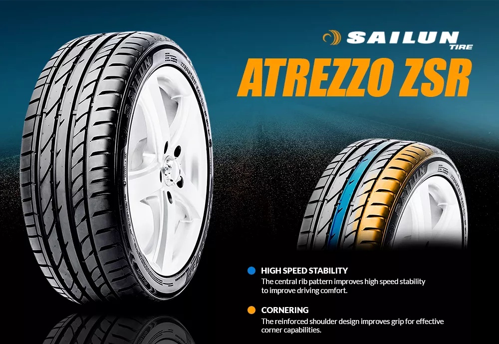 Sailun Atrezzo ZSR 215/40 R17 Ultra High Performance Passenger Car Tire ...
