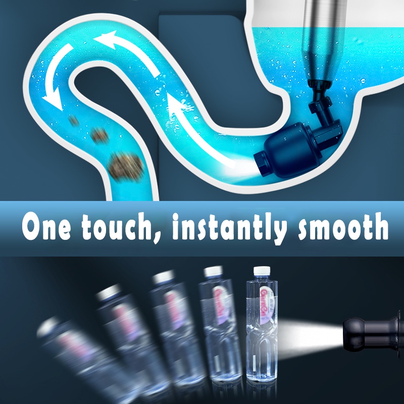 Toilet dredging artifact Drain Declogger Air Plunger Upgraded High ...